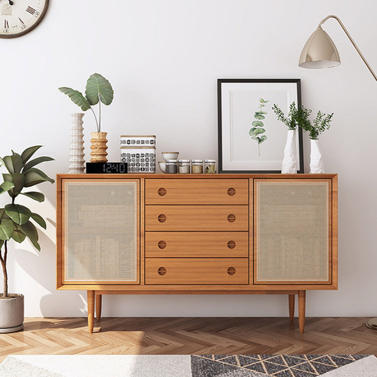 Bayou Breeze Bosada 62.99'' Solid Wood Sideboard | Wayfair